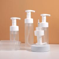 China 100ml 150ml PET Frosting Plastic Foam Pump Bottle For Facial Cleanser Cleansing Mousse for sale