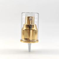 China 24mm 24/410 Golden Aluminium Mini Sprayer Pump Essential Oil Spray Pump for sale