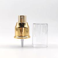 China 24mm 24/410 Golden Aluminium Mini Sprayer Pump Essential Oil Spray Pump for sale
