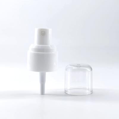 China 20mm 20/410 Double Wall Mist Spray Head Pp Fine Mist Sprayer With Clear Cap for sale