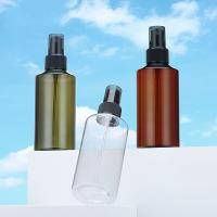 China 100ml 150ml Green Amber PET Hydrosol Toner Spray Bottle Cosmetic Packaging for sale