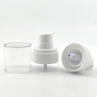 China 24mm Plastic Outer Spring Double Wall Cream Foundation Pump With AS Half Cap for sale