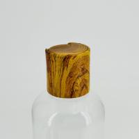 China 24/410 24mm Plastic Water Transfer Wood Grain Lotion Liquid Soap Disc Top Cap for sale