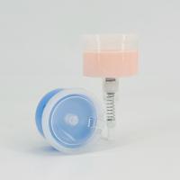 China 32mm Plastic Double Layer Press Toner Makeup Remover Nail Polish Remover Pump for sale