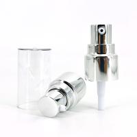 China 20mm 20/410 Silver Aluminum Dispenser Pump Cap For Lotion Cream Serum Essence for sale