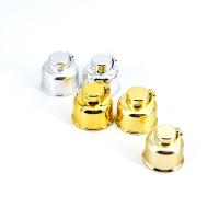 China 20mm 24mm 28mm Plastic Shiny/Matt Silver Golden Flip Top Cap Screw Bottle Lid for sale