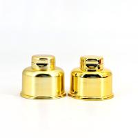 China 20mm 24mm 28mm Plastic Shiny/Matt Silver Golden Flip Top Cap Screw Bottle Lid for sale