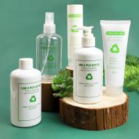 China 100% PCR Recycled PET HDPE Material Shampoo Shower Gel Bottle Conditioner Jar for sale