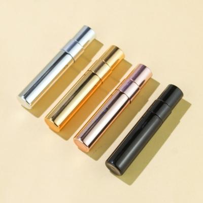China 2ml 3ml 5ml 10ml Portable Electroplating Glass Fine Mist Perfume Sprayer Bottle wholesale for sale