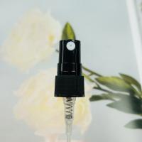 China 12mm 12/410 Transparent Black Plastic Fine Mist Sprayer Perfume Pump Anti Spill for sale