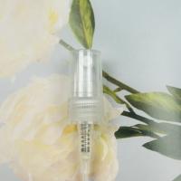 China 12mm 12/410 Transparent Black Plastic Fine Mist Sprayer Perfume Pump Anti Spill for sale