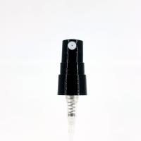 China 12mm 12/410 Transparent Black Plastic Fine Mist Sprayer Perfume Pump Anti Spill for sale