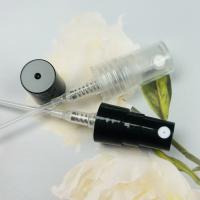 China 12mm 12/410 Transparent Black Plastic Fine Mist Sprayer Perfume Pump Anti Spill for sale