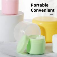 China 20g 30g 50g 100g Colorful Empty PP Plastic Cream Lotion Jar With Pull Tab for sale