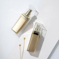 China 30ml Empty Acrylic Square Airless Pump Bottle For Cream Lotion Serum Foundation for sale