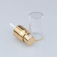 China 18mm 18 20 24/410 Bright Rose Gold Aluminum Fine Mist Sprayer Cap Crimpless Perfume Pump for sale