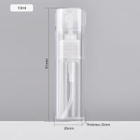 China Square 5ml 10ml Perfume Spray Bottle Plastic Perfume Spray Bottle Empty 20ml Travel Portable for sale