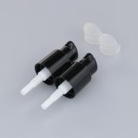 China 18/410 20/410 24mm Lotion Pump Black Ribbed 28mm Nail Hand Cream Pump Dispenser Cap Plastic for sale