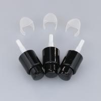China 18/410 20/410 24mm Lotion Pump Black Ribbed 28mm Nail Hand Cream Pump Dispenser Cap Plastic for sale