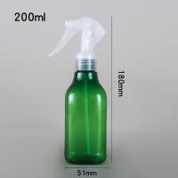 China White Amber Pet Plastic Trigger Spray Bottle 200ml 7 Oz 6 Oz Mini For Salon House Clean for sale