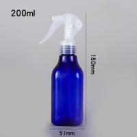 China White Amber Pet Plastic Trigger Spray Bottle 200ml 7 Oz 6 Oz Mini For Salon House Clean for sale