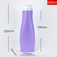 China SGS 500ml Plastic Flip Top Bottle 16 Oz Plastic Cylinder Bottles With Flip Top Pour Spout for sale