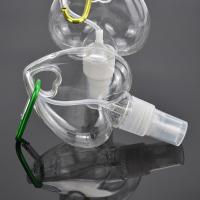 China 1.69oz 50ml Alcohol Hand Sanitizer Dispenser Bottles Empty Refill Mini Heart Shaped Keychain for sale