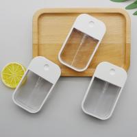 China 38ml 45ml Pocket Size Credit Card Shape Spray Bottle For Hand Sanitizer Perfume Plastic for sale