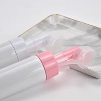 China White Empty Foaming Face Wash Bottle With Brush Silicone Cleansing Massage Facial Pump Bottle for sale