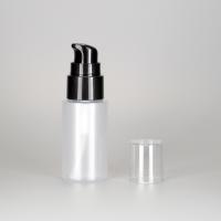 China Clear Refillable Plastic Airless Pump Bottles Transparent 4oz 50ml 100ml 120ml 150ml for sale