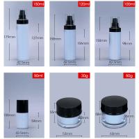 China 500ml Refillable Plastic Pump Bottle White Plastic Refillable Airless Pump Bottle 4oz 15ml 50ml 100ml 120ml 150ml for sale