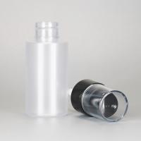 China Clear Refillable Plastic Airless Pump Bottles Transparent 4oz 50ml 100ml 120ml 150ml for sale