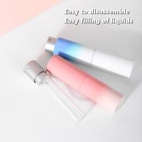 China 8ml Handbag Mini Travalo Perfume Atomizer Travel Set Aluminum Rotate Purse Size Fragrance for sale