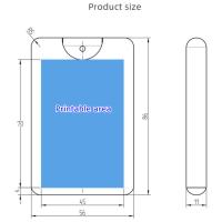 China Pocket Plastic Perfume Spray Bottle Mini Credit Card Perfume Bottle Empty Refillable 20ml for sale