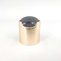 China Aluminum Plastic Screw Bottle Cap 24/410 Silver Gold Disc Top for sale