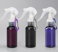 China Empty Plastic Perfume Spray Bottle 60ML Small Plastic Trigger Spray Bottle Keychain Alcohol Trigger Spray for sale