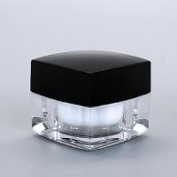 China 5g 5ml Acrylic Face Cream Jar With Lid Bpa Free Cosmetic Containers Plastic for sale