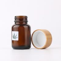 China 200ml 100ml Amber Glass Medicine Bottles Vitamin Prescription Amber Glass Pill Bottles Pharmacy for sale