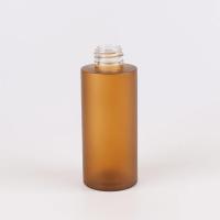 China 120ml 150ml 200ml Amber Plastic Shampoo Bottles With Pump Bamboo Skincare Packaging for sale
