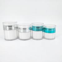 China Face Luxury Cosmetic Cream Jar Containers 15g 30g 50g Vacuum Acrylic Double Wall for sale