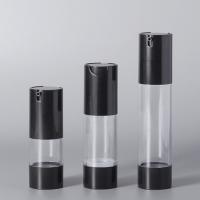 China Opaque Cosmetic Airless Pump Bottles 10ml 5ml 30ml Airless Plastic Spray Bottles for sale