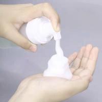 China PET Refillable Plastic Pump Bottle Travel Size Face Wash Pump Bottle Facial Foam Bottle Round Shape for sale