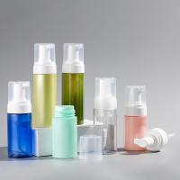 China PET Refillable Plastic Pump Bottle Travel Size Face Wash Pump Bottle Facial Foam Bottle Round Shape for sale