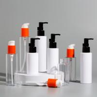 China 150ml 250ml PET clear decorative plastic shampoo bottles with pump for sale