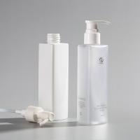 China 6.7oz 200ml Triangle Square Plastic Shampoo Pump Bottles For Shampoo And Conditioner for sale