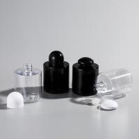 China 250ml PET Nail Polish Makeup Remover Bottle Toner Container With Round Lid for sale