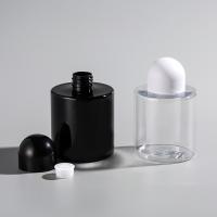 China 250ml PET Nail Polish Makeup Remover Bottle Toner Container With Round Lid for sale