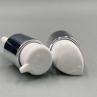 China UV Treatment Cream Pump 20/410 24/410 Plastic White And Silver Lotion Pump Sprayer Liquid Lock for sale