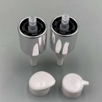 China UV Treatment Cream Pump 20/410 24/410 Plastic White And Silver Lotion Pump Sprayer Liquid Lock for sale