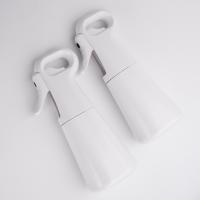 China 300ml Small Continuous Mist Spray Bottle For Plants Hair Ultra Fine Water Mister Check Head for sale